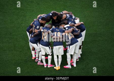 Players of Ecuador form a circle prior to the FIFA World Cup 2026 Group ...