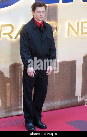 Tom Holland at the Spider-Man Brand New Day Global Fan Event in ...