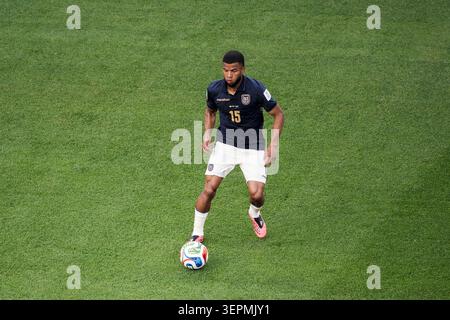 Pedro Vite of Ecuador in action during the FIFA World Cup 2026 Group E ...