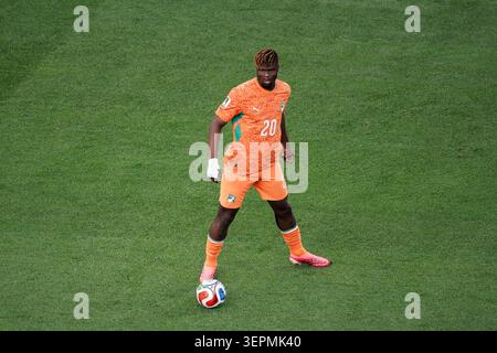 Ousmane Diomande of Cote d'Ivoire in action during the FIFA World Cup ...