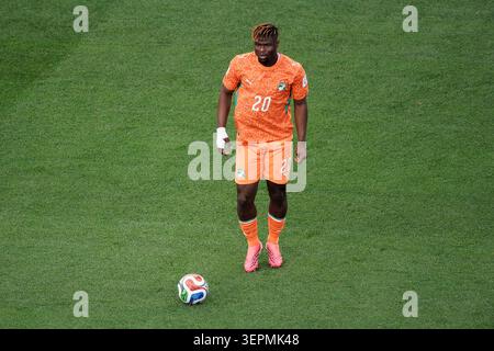 Ousmane Diomande of Cote d'Ivoire in action during the FIFA World Cup ...