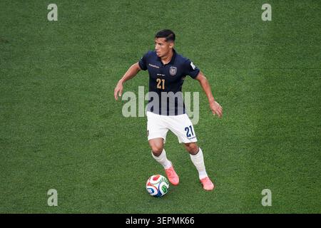 Alan Franco of Ecuador in action during the FIFA World Cup 2026 Group E ...