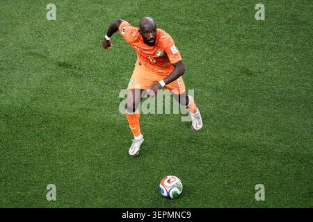 Seko Fofana of Cote d'Ivoire in action during the FIFA World Cup 2026 ...