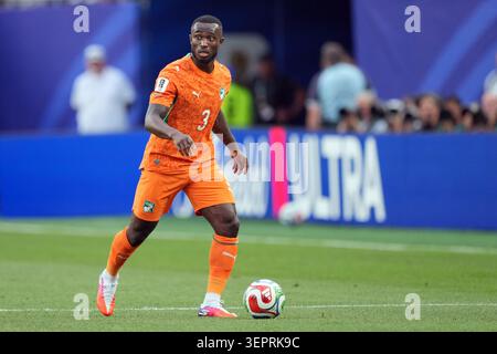 Ghislain Konan of Cote d'Ivoire in action during the FIFA World Cup ...
