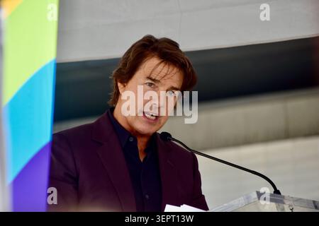 Actor Tom Cruise attends David Beckham's Star Ceremony On The Hollywood ...