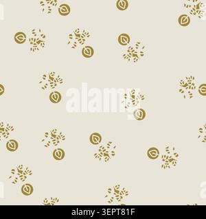 house gardening vector glyph seamless pattern house gardening sign ...