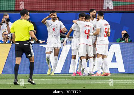 June 15, 2026: Iran midfielder Aria Yousefi (17) and New Zealand ...