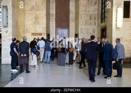 Milano, Italia. 16th June, 2026. Fire in an apartment on Via Bronzino ...