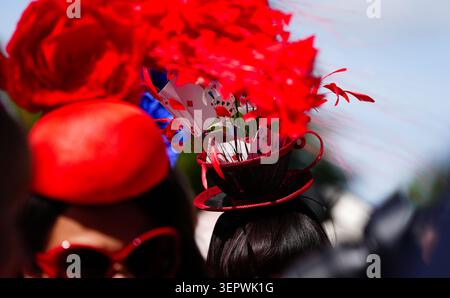 Racegoers during day one of Royal Ascot at Ascot Racecourse Berkshire ...