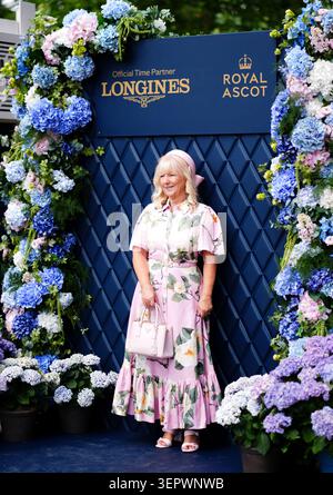 A racegoer on day one of Royal Ascot at Ascot Racecourse Berkshire ...