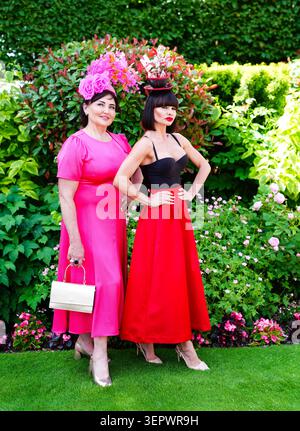 Racegoers during day one of Royal Ascot at Ascot Racecourse Berkshire ...