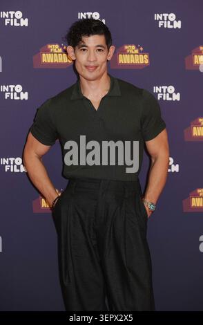 Christopher Chung arriving for the Into Film Awards at Odeon Luxe ...