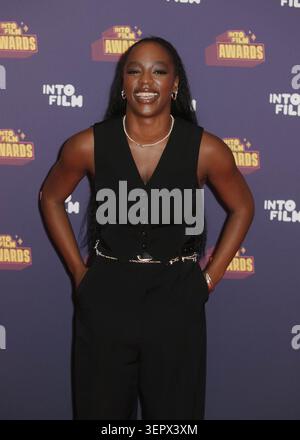 Corinna Brown arriving for the Into Film Awards at Odeon Luxe ...