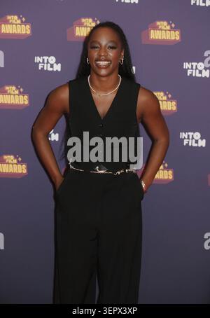 Corinna Brown arriving for the Into Film Awards at Odeon Luxe ...