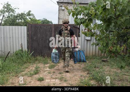 Druzhkivka, Ukraine. 15th June, 2026. The Ukrainian police unit ‘White ...