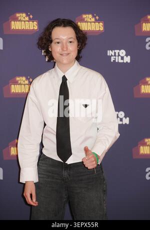 Bella Ramsey arriving for the Into Film Awards at Odeon Luxe, Leicester ...