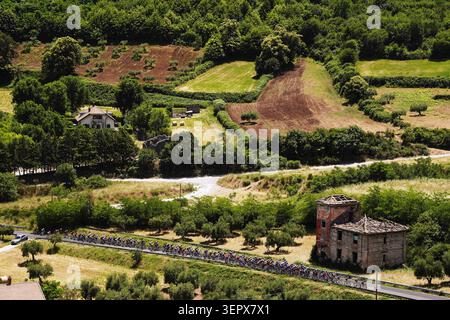 Italia. 16th June, 2026. The race during Stage 3 of the Giro Next Gen ...