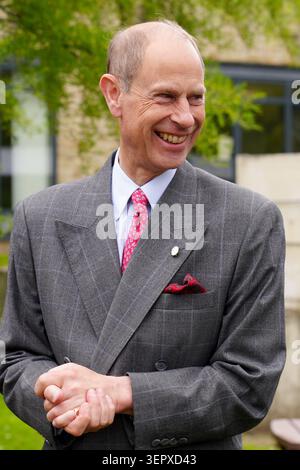 The Duke of Edinburgh during a visit to Barnard Castle, County Durham ...