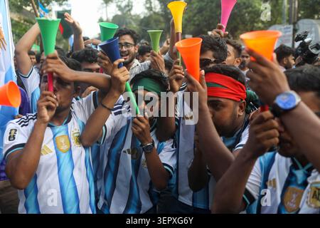 Argentina supporters rally ahead of their team's World Cup Group J ...