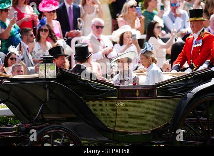 Peter Phillips, Sir Ben Elliot attending the first day of Royal Ascot ...