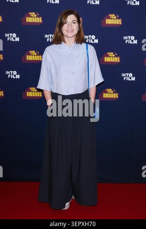 Jodie Whittaker seen attending the Into Film Awards 2026 at Odeon Luxe ...