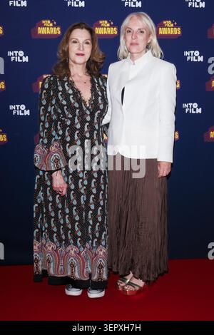 Barbara Broccoli and Fiona Evans seen attending the Into Film Awards ...