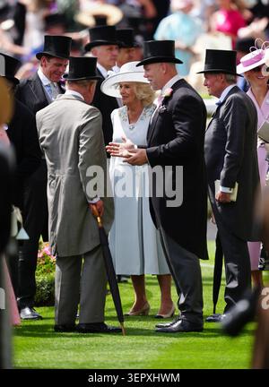 Mike Tindall during day one of Royal Ascot at Ascot Racecourse ...