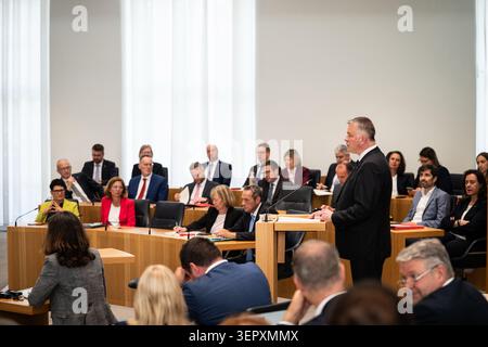 Mainz, Germany. 16th June, 2026. Gordon Schnieder (CDU), Minister ...