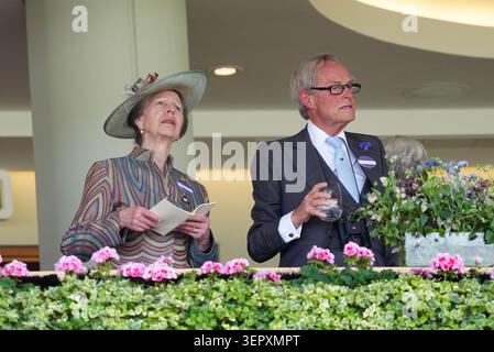 The Princess Royal and the Duke of Wellington during day one of Royal ...