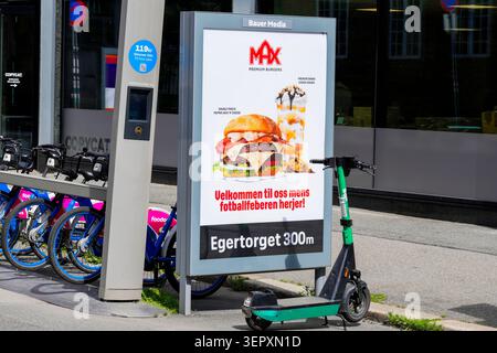 Oslo 20260616. Advertising and products are influenced by the World Cup ...