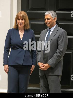 Rachel Reeves, Chancellor of the Exchequer, meets with Periasamy ...