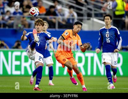 ARLINGTON - Daichi Kamada of Japan during the FIFA 2026 Group F match ...