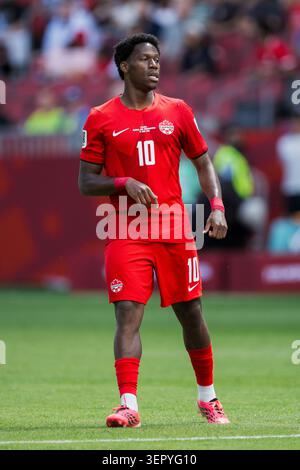 Jonathan David of Canada looks on during the FIFA World Cup 2026 Group ...