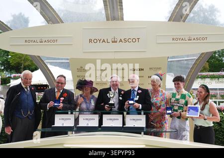 Winning trainer Alan King after Daiquiri Bay won the Copper Horse ...