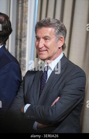 attending 25 anniversary of El Confidencial in Madrid on Tuesday, 16 ...