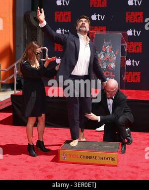Hollywood CA June 16: Javier Bardem, Michael Mann. at the Javier Bardem ...