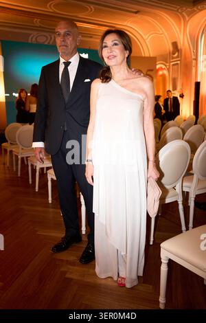 Juan Munoz and Ana Rosa Quintana attending 25 anniversary of El ...