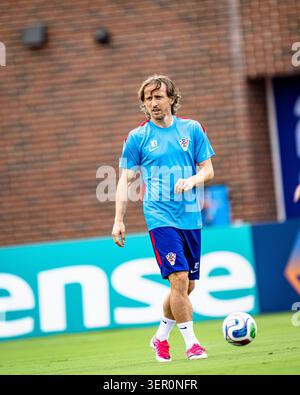 DALLAS - (m) Luka Modric of Croatia during the 2026 World Cup, England ...