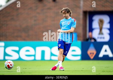 DALLAS - Luka Modric of Croatia during the 2026 World Cup, Croatia ...