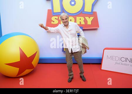 Massimo Dapporto attends the red carpet of Disney Pixar movie Toy Story ...