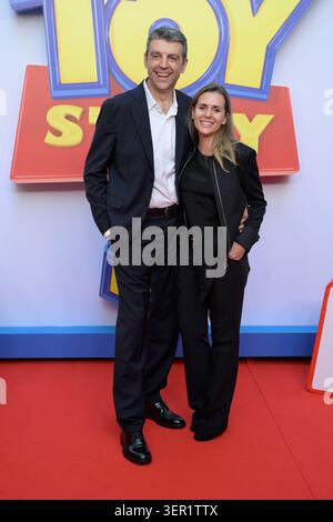Federico Basso (l) and Sonia Cepollina (r) attend the red carpet of ...