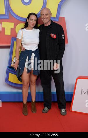Grace Raccah (l) and Rudy Zerby (r) attend the red carpet of Disney ...