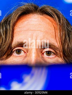 Croatia midfielder Luka Modrić (10) during the England v Croatia FIFA ...