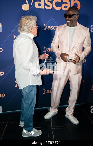 Roger Daltrey (L) and Idris Elba attend the ASCAP London Celebration of ...
