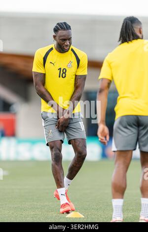 Jerome Opoku of Ghana in action during the FIFA World Cup game between ...