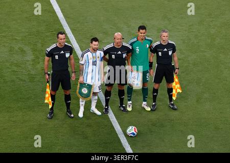 JUNE 16, 2026: Algeria defender Aissa Mandi (2) gets ready to strike ...