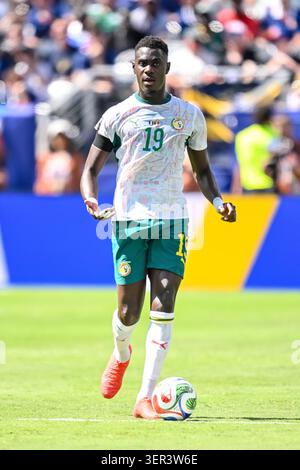 Moussa Niakhate of Senegal in action during the FIFA World Cup 2026 ...