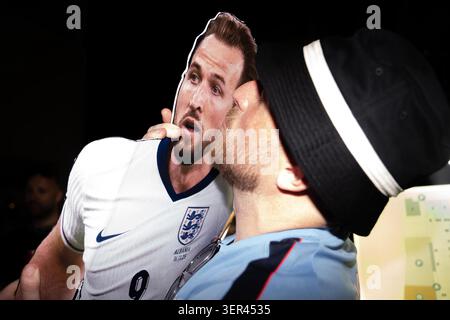 England's Harry Kane ahead of the FIFA World Cup Round of 32 match at ...