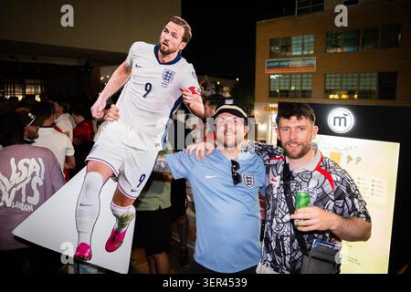England's Harry Kane ahead of the FIFA World Cup Round of 32 match at ...