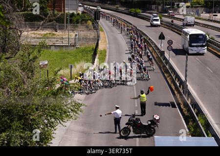 Italia. 17th June, 2026. Tha race during Stage 4 of the Giro Next ...